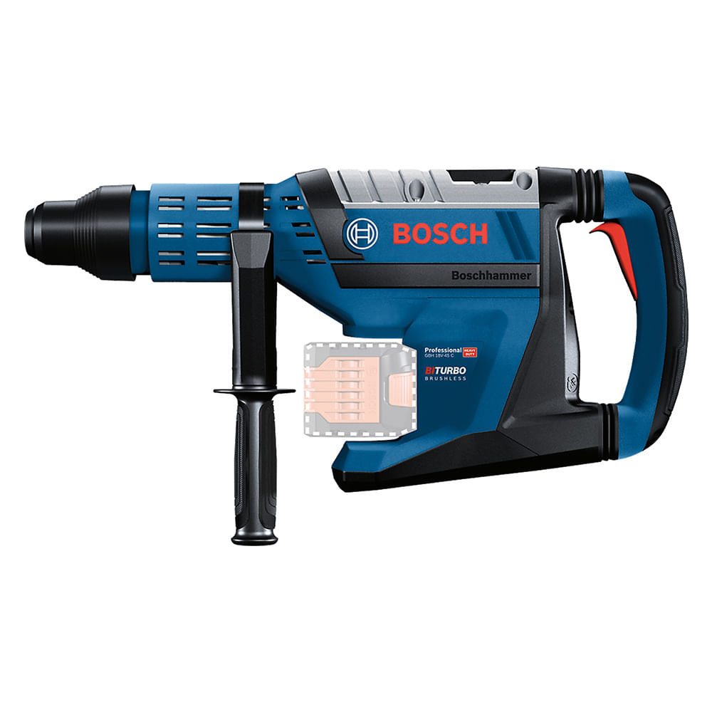 Martillo Perforador Bosch GBH 18V-45 C BITURBO 18V SB - Tienda Bosch ...
